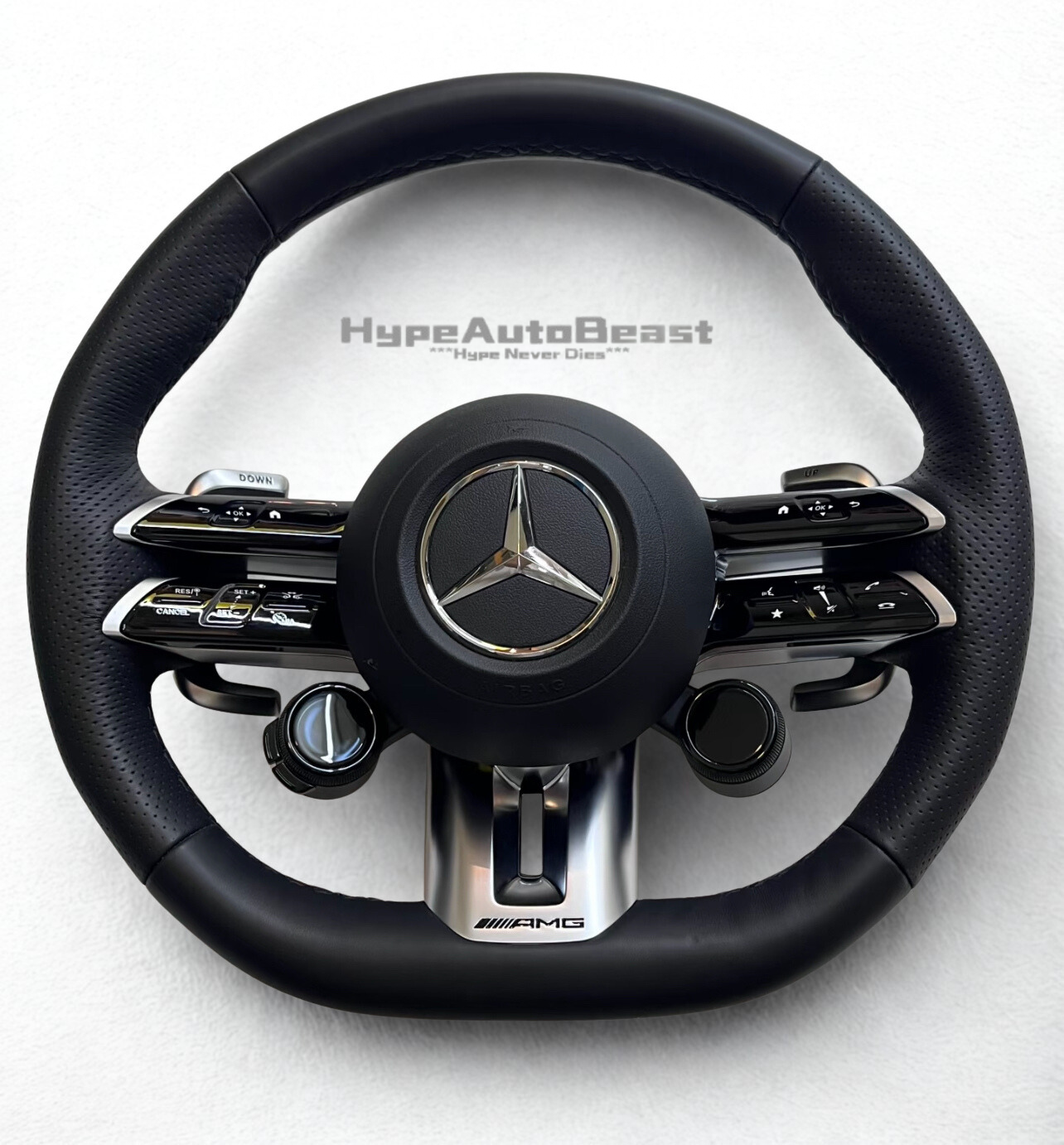 Mercedes-Benz AMG Performance Steering Wheel with AMG Dynamic Knobs ...